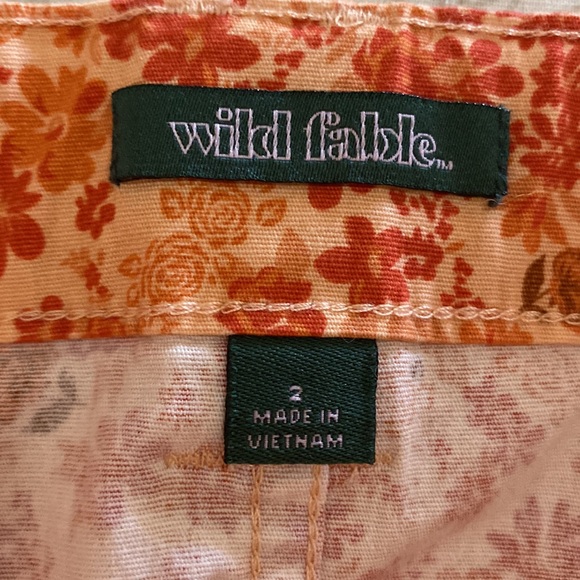wild fable | Skirts | Wild Fable Orange Mini Skirt | Poshmark